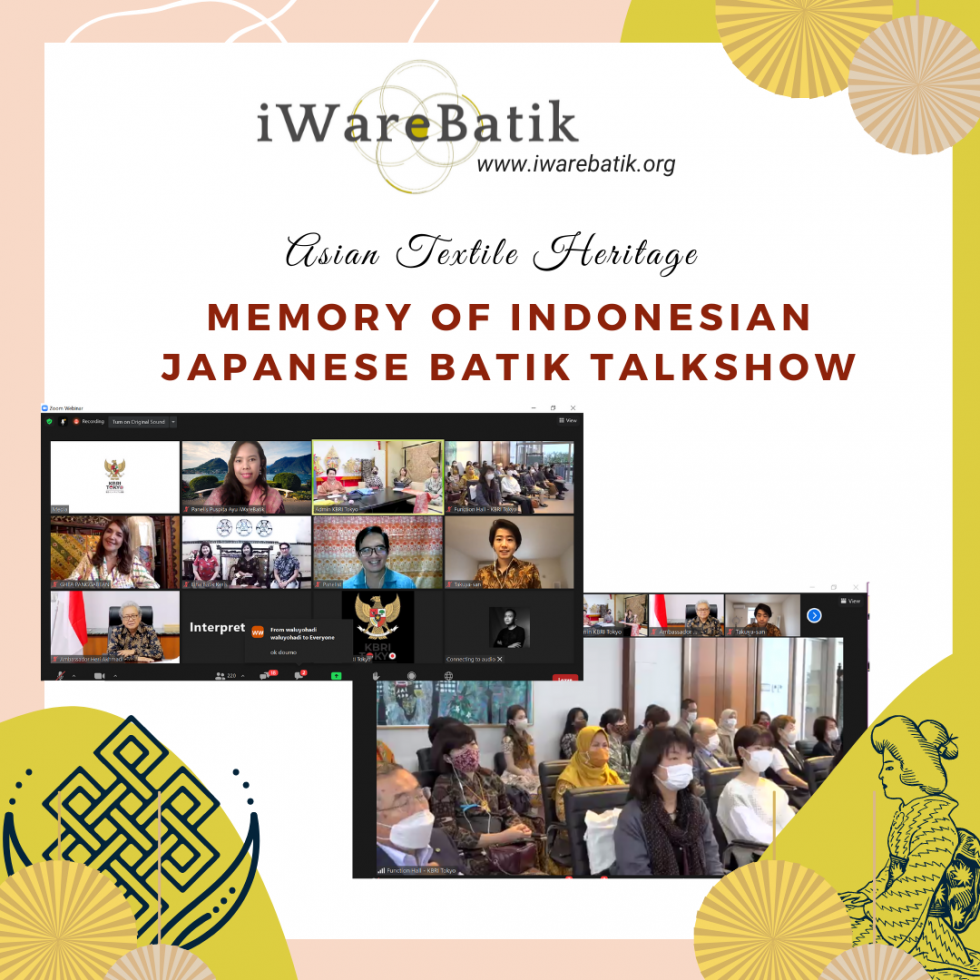 When Batik Meets Kimono, The Memory of Indonesian Japan Batik Talkshow | IWareBatik